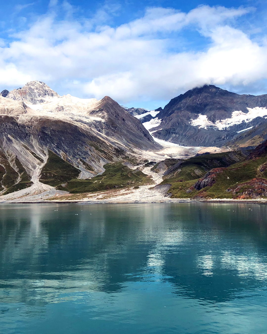 Glacier-Inspired Ombre Painted Buttercream Cake & Isomalt Ice Tutorial