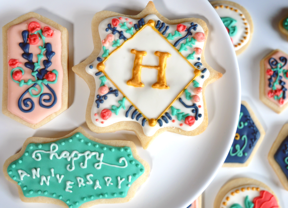 Royal Icing Decorated Cookies - Method, Tips, and Tricks