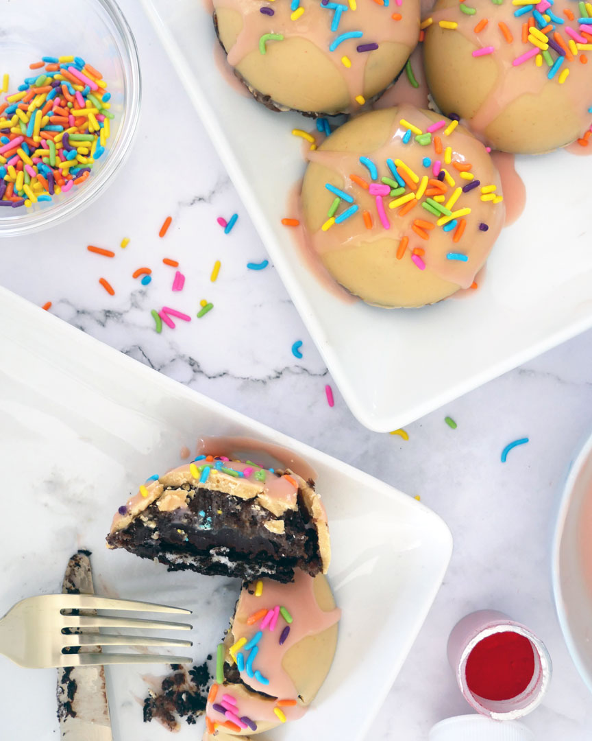 Mini Dome Cakes - How To Use Cake Leftovers - Easy, Quick Recipe