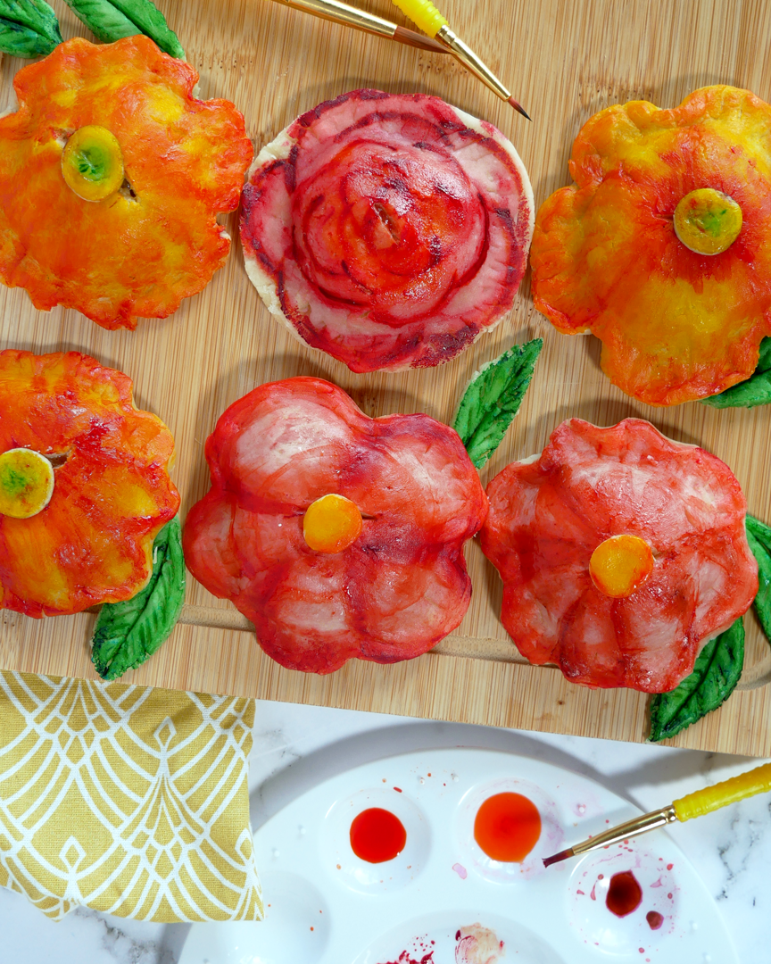Watercolor-Painted Hand Pies Tutorial & Apple Hand Pie Recipe
