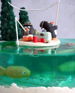 Gelatin Under The Sea Cake — Jello Layer Cake Tutorial